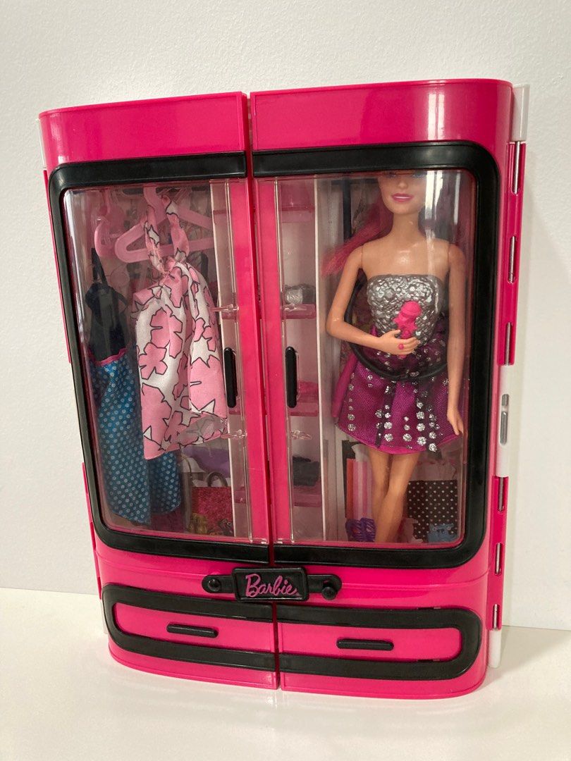 Barbie Doll Closet & Doll, Hobbies & Toys, Toys & Games on Carousell