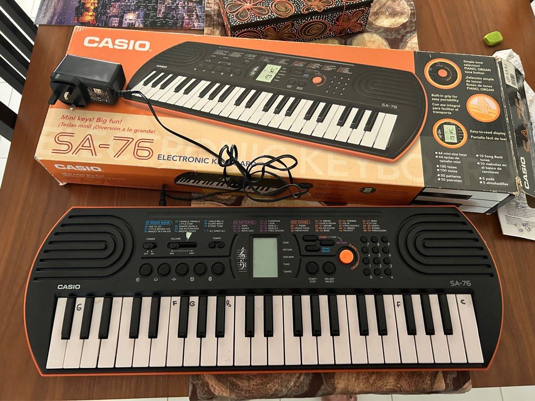 Casio SA 76 Mini Keyboard, Hobbies & Toys, Music & Media, Musical ...