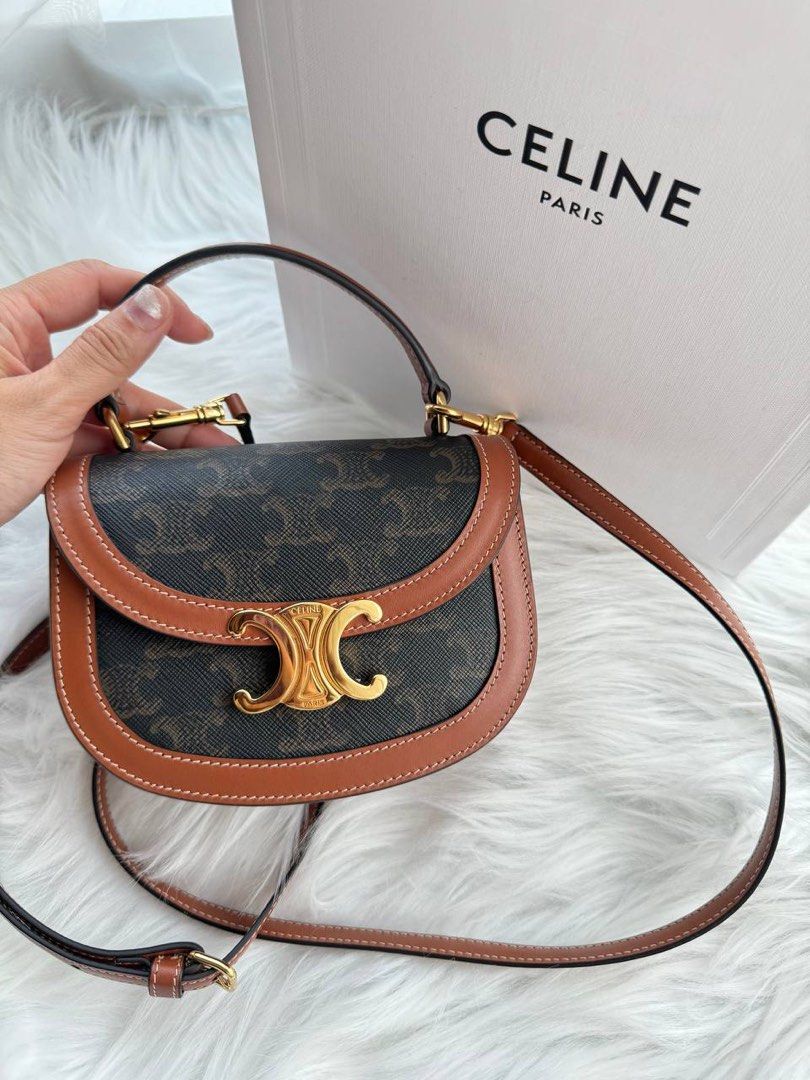 Celine Mini Besace Clea, Luxury, Bags & Wallets on Carousell