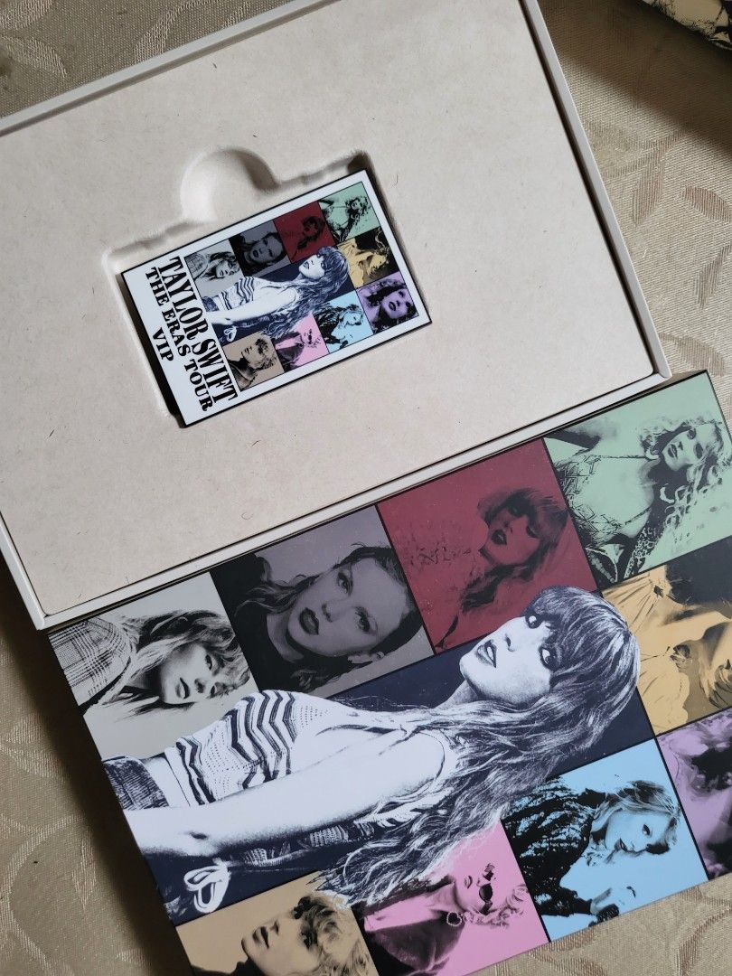 Complete Taylor Swift Eras Tour VIP Merch Box, Hobbies & Toys ...