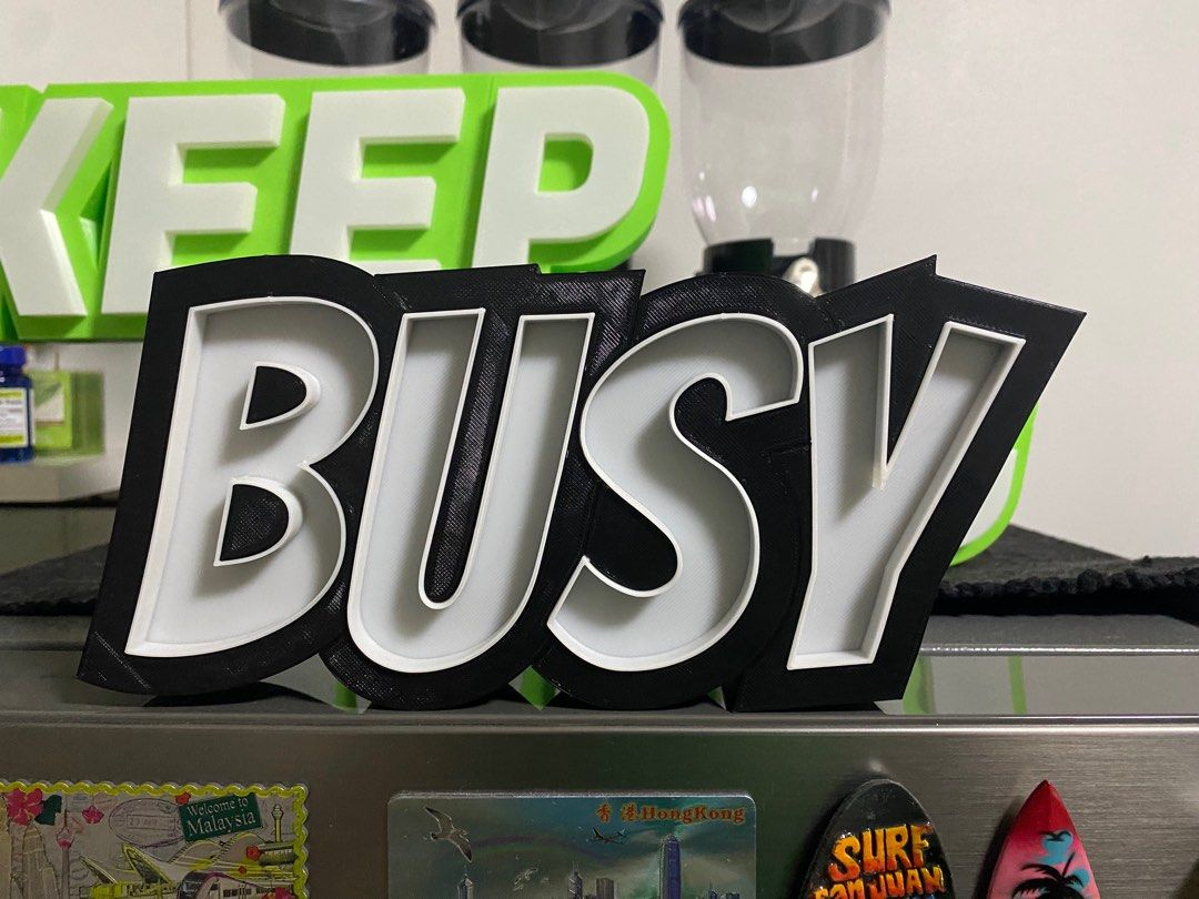 Custom 3D Printed Lettering, Furniture & Home Living, Home Decor, Other ...