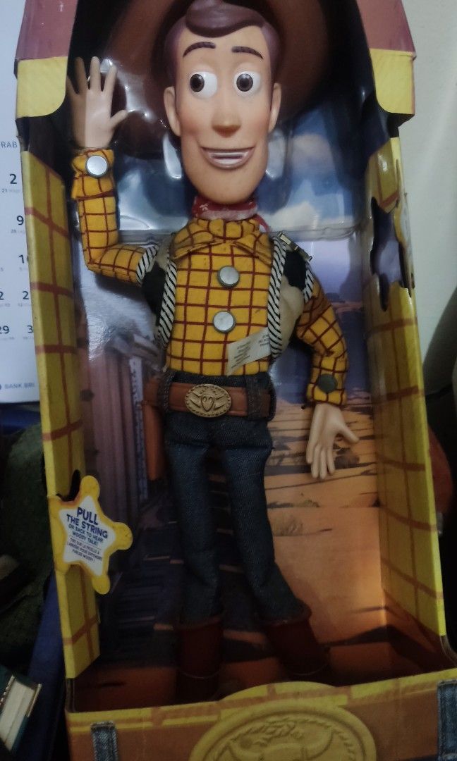 Disney pixar toy story woody talking action figure Sound 16" original ...