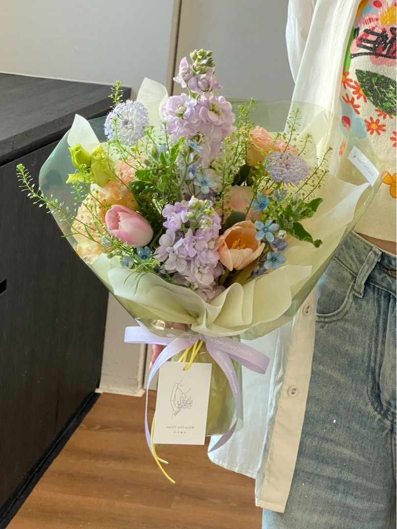 Fresh flower bouquet | fresh flower omakase | flower arrangement ...