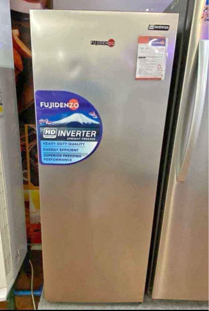 FUJIDENZO UPRIGHT INVERTER FREEZER, TV & Home Appliances, Kitchen ...