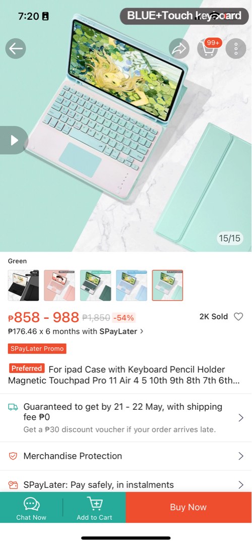 Goodooq keyboard with case and pencil holder, Computers & Tech, Parts ...