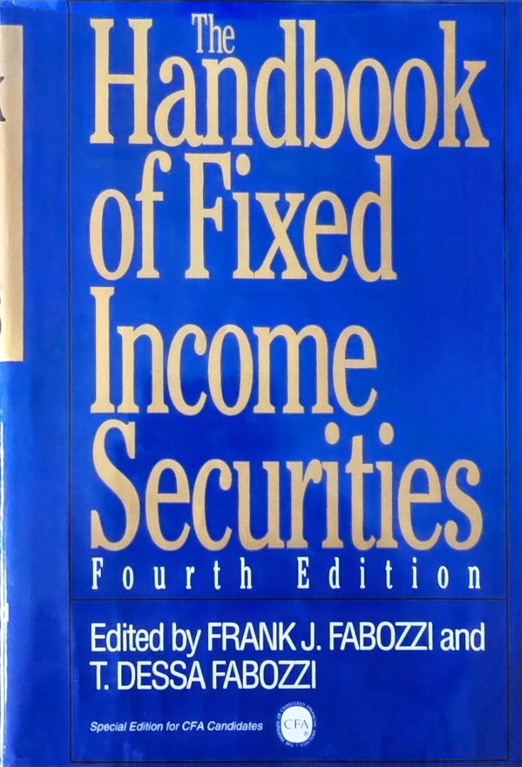 Handbook of Fixed-Income Securities By Fabozzi (4th Edition), Hobbies ...