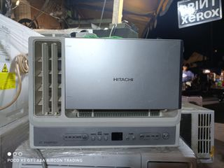 Hitachi window type aircon (non-inverter), TV & Home Appliances, Air ...