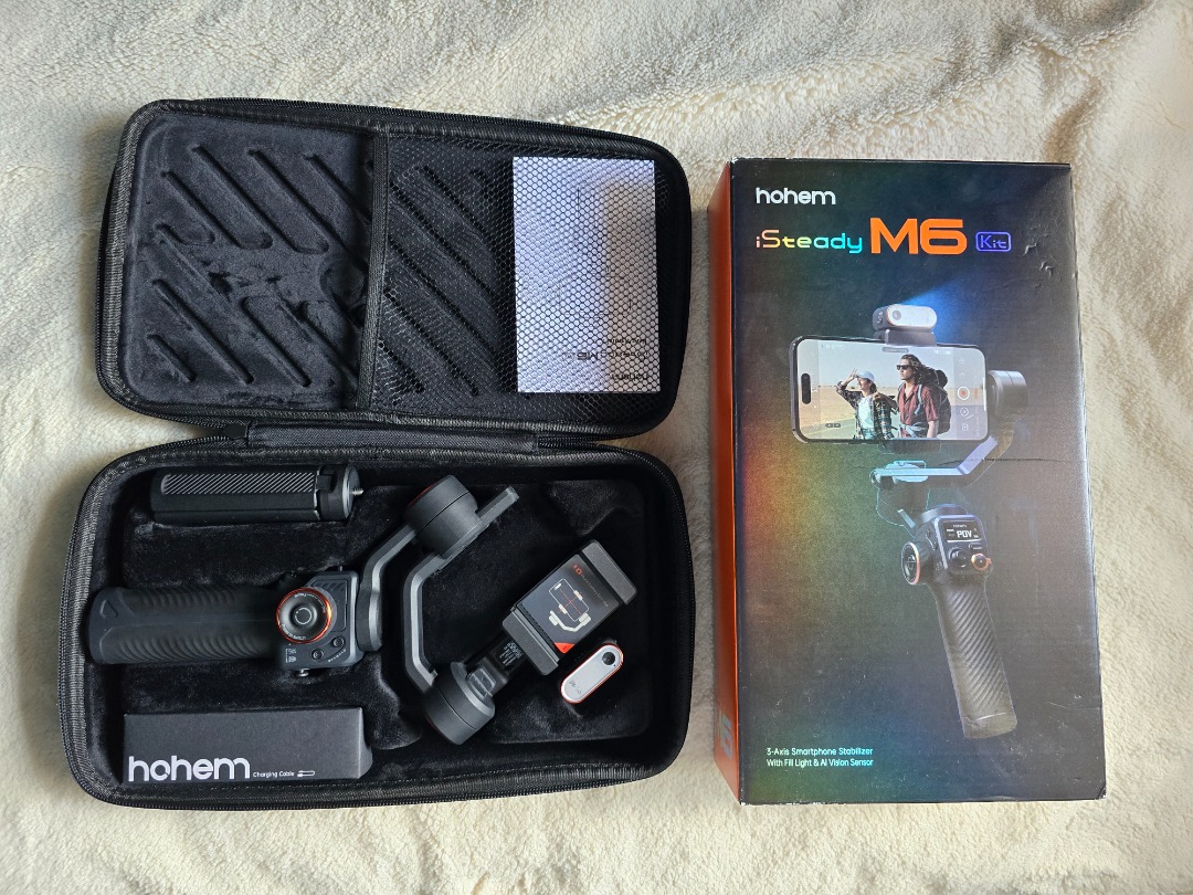 Hohem iSteady M6 Kit Smartphone Gimbal Stabilizer 3-Axis with Magnetic ...
