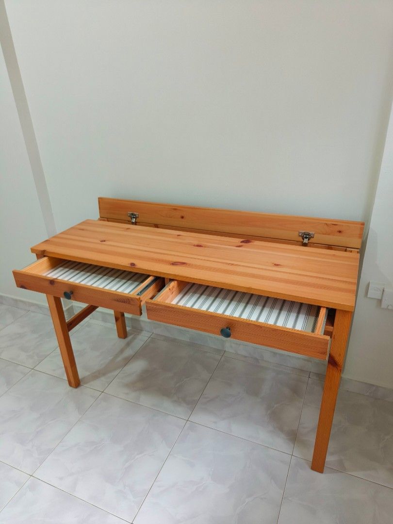 IKEA Hemnes Computer Desk / IKEA Study Table / Sewing Table, Furniture ...