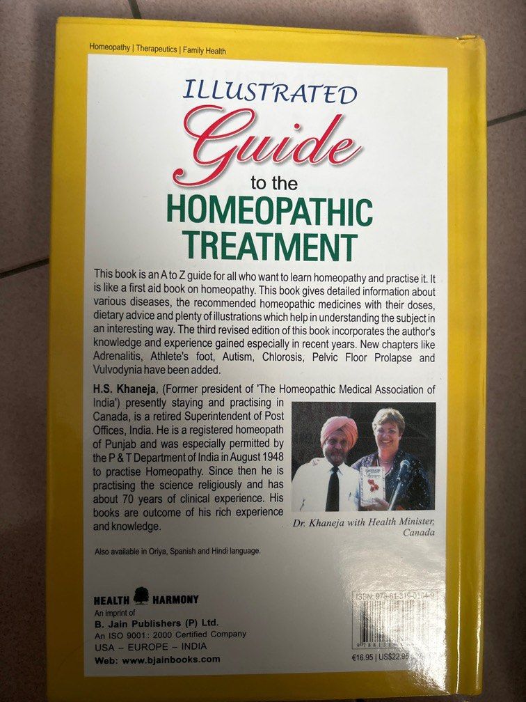 Illustrated Guide to the Homeopathic Treatment, Hobbies & Toys, Books ...