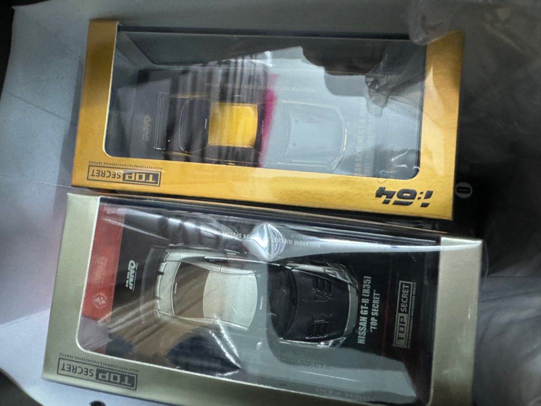 Inno64 MDX 2024 set of 3 Nissan GTR R35 R34 and Mazda RX7, Hobbies ...