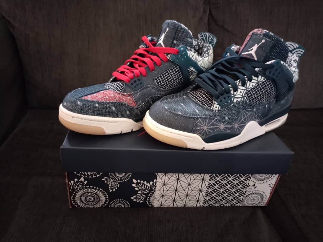 Jordan 4 Retro Se Sashiko Mens Fashion Footwear Sneakers On Carousell