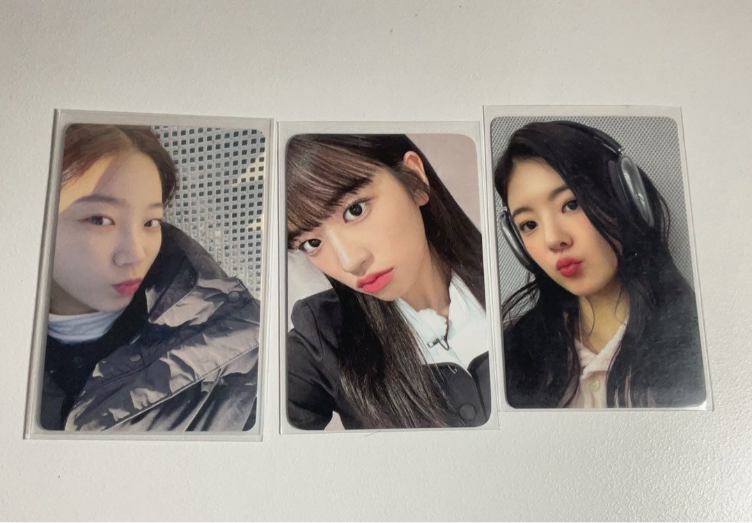 kazuha (lesserafim) yujin (ive) & lia (itzy) photocards, Hobbies & Toys ...