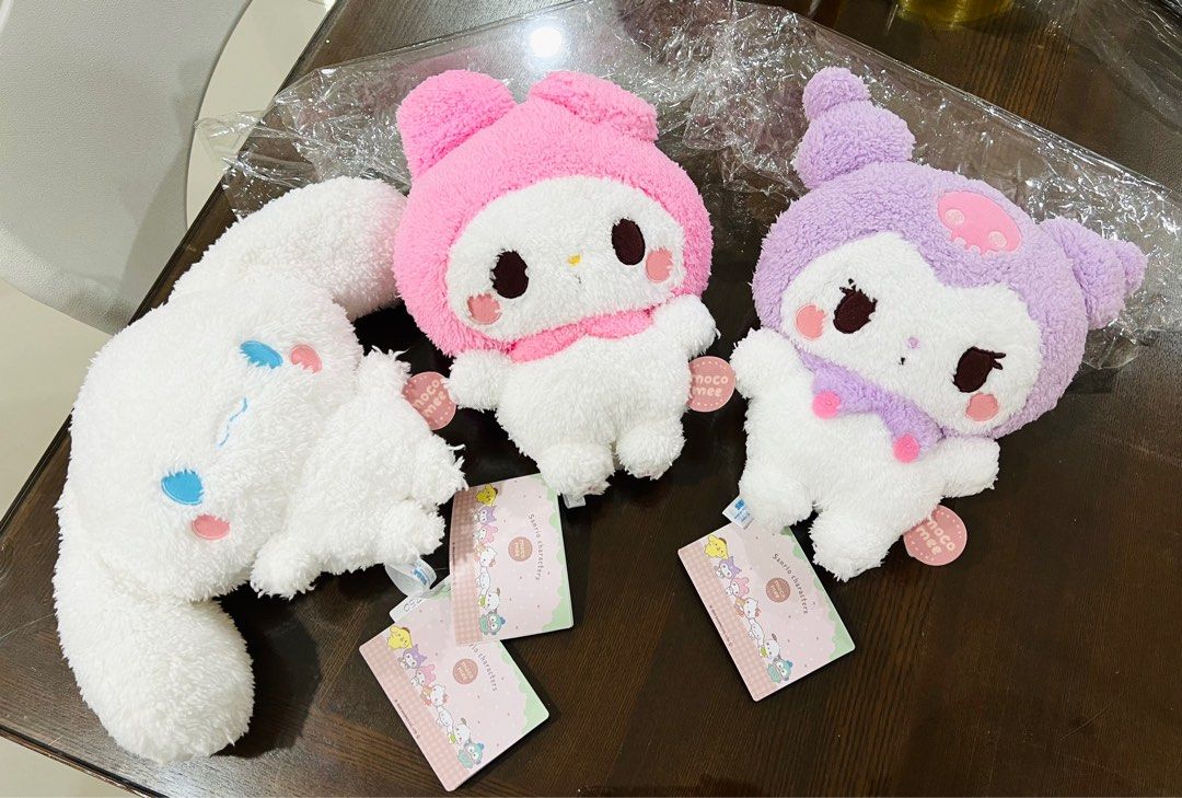 Kuromi Cinnamoroll My Melody x Moco Mee 10-inch Fluffy Plush, Hobbies & Toys, Toys & Games on ...
