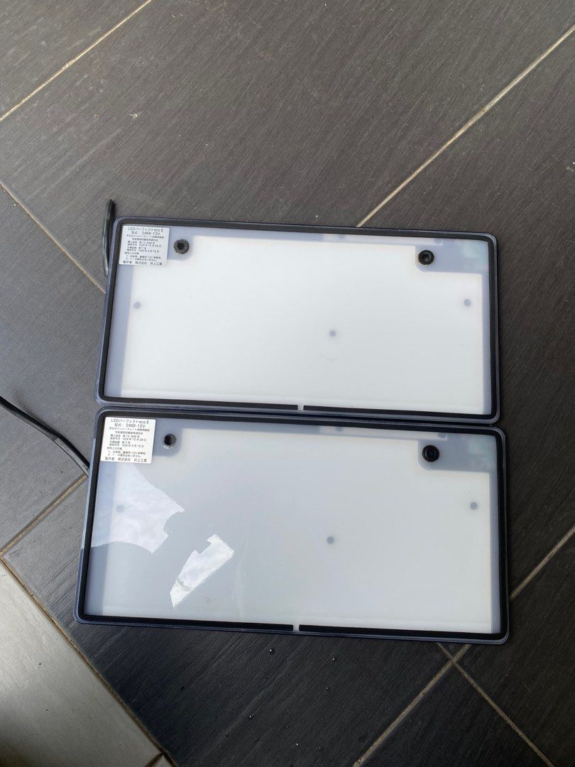 Led backlit license plate holder JDM made in Japan, Auto Accessories on ...