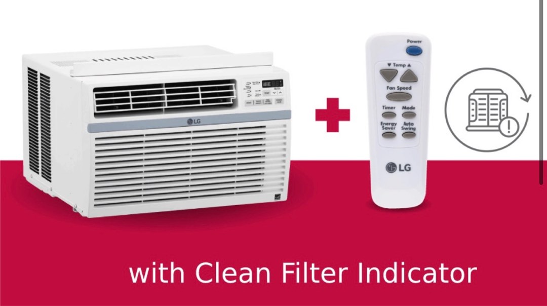 LG AIRCON window type With REMOTE, TV & Home Appliances, Air ...