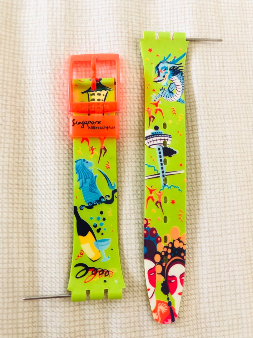 Limited Edition Swatch replacement strap, Women's Fashion, Watches ...