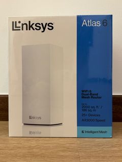 Recontract Starhub BNIB Linksys Atlas Pro 6 Dual-Band AX3000 Whole Home ...