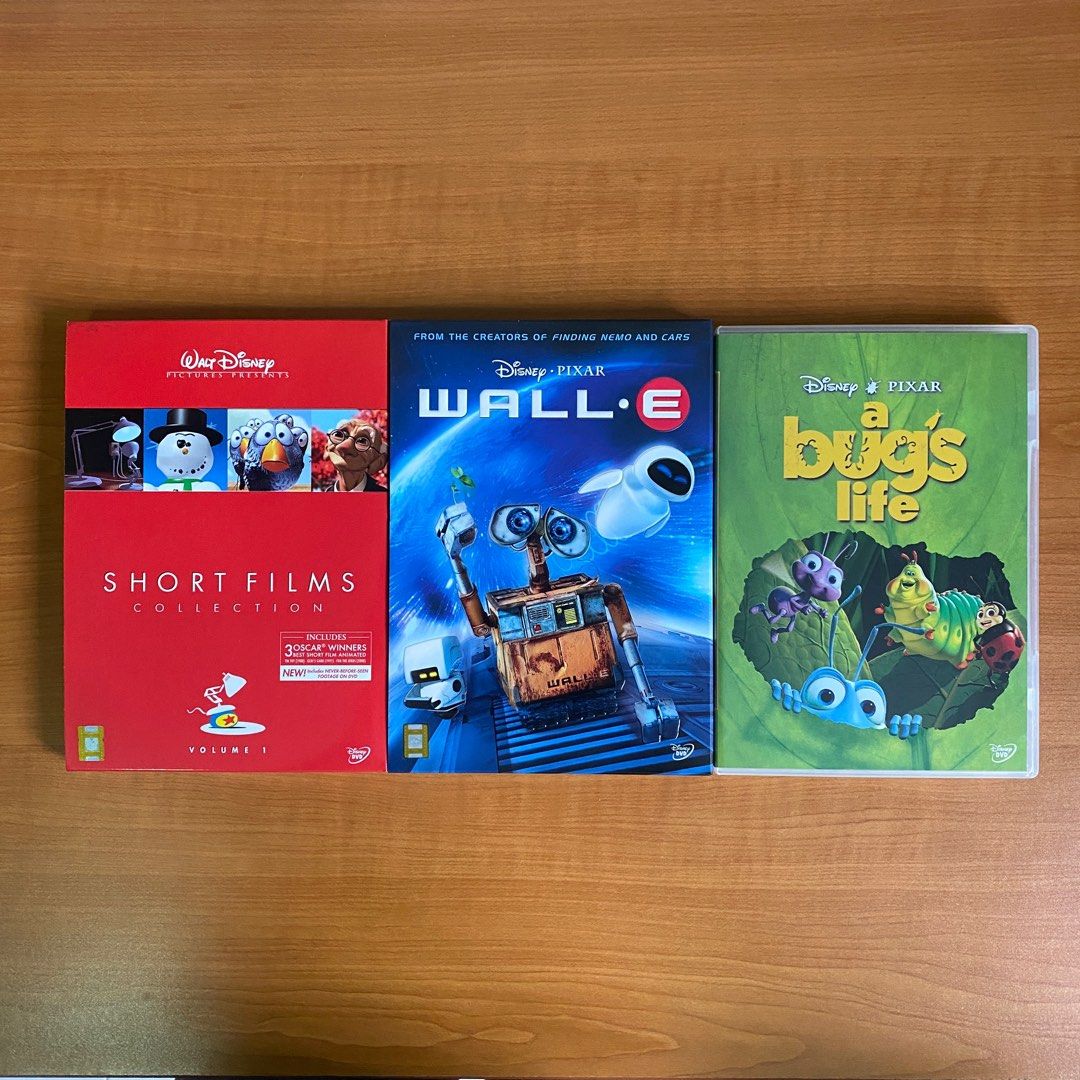 Lot of 9 Disney Pixar DVDs: Up / Wall-E / Ratatouille / Monsters Inc. / A Bug’s Life / The ...