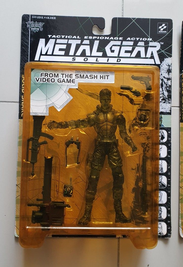 McFarlane Metal Gear Solid Series 1 (Clear version) set of 3 MIB ...