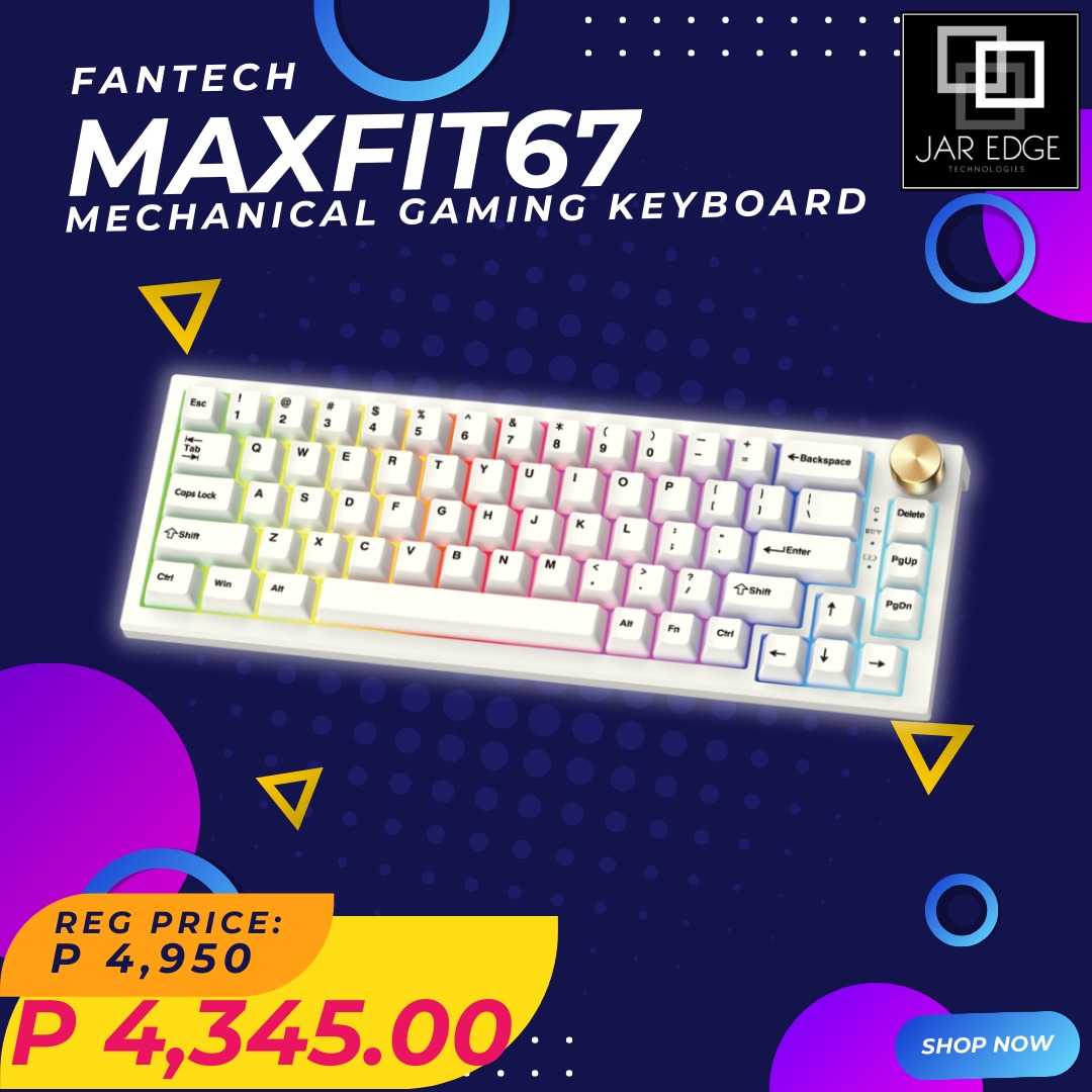 MEGA SALE FANTECH MAXFIT67 MECHANICAL GAMING KEYBOARD, Computers & Tech ...