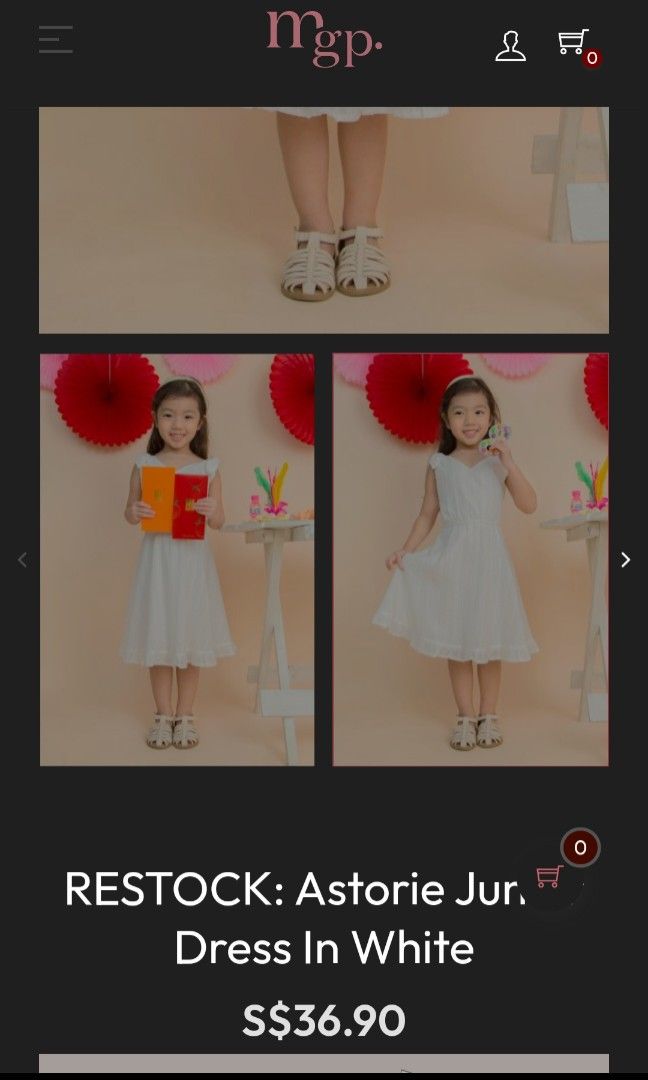 MGP LABEL KIDS WHITE DRESS BRAND NEW, Babies & Kids, Babies & Kids Fashion on Carousell