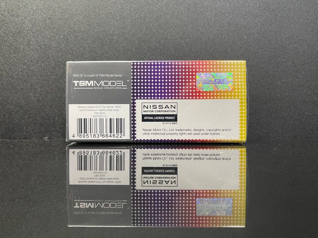 MINIGT #671 Nissan Skyline GTR R32 Gold Chrome TAS 2024 Top Secret ...