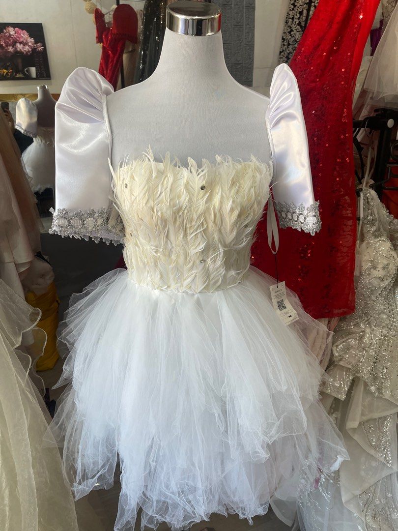 Modern filipiniana cocktail dress, Women's Fashion, Dresses & Sets ...