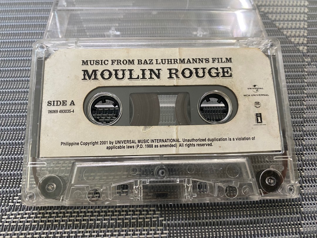 Moulin Rouge ! Ost Soundtrack Movie - Original Music Album Cassette ...