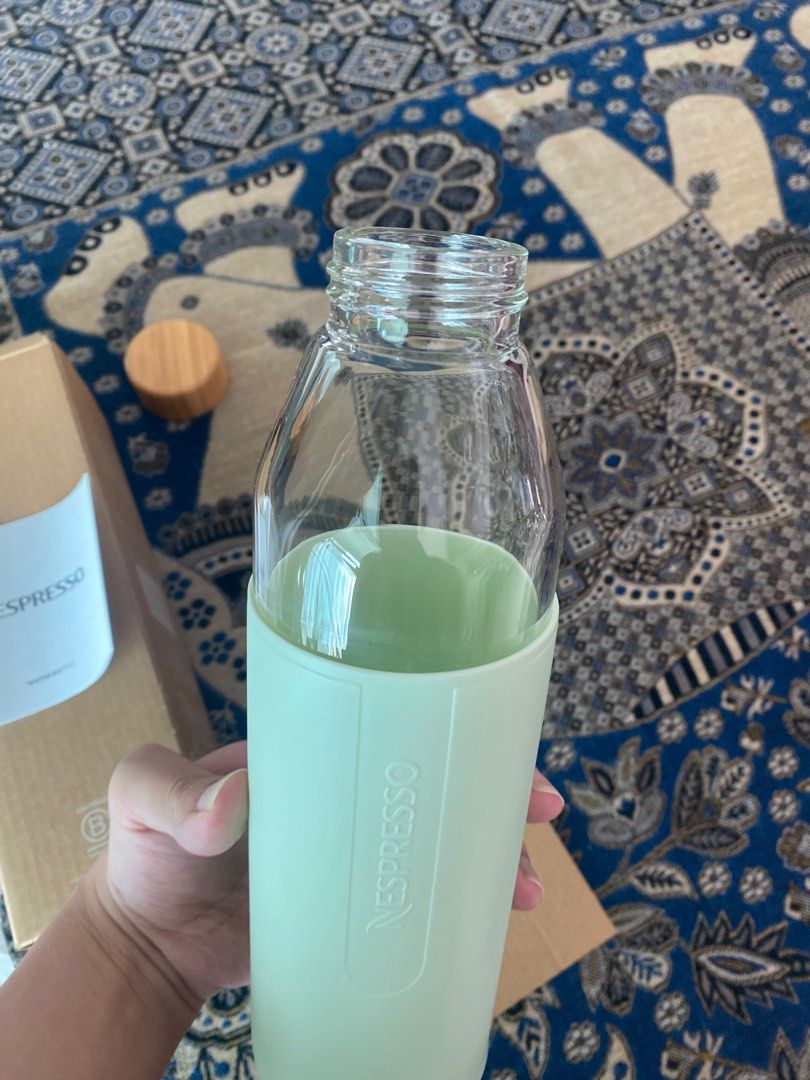 Nespresso glass water bottle, Furniture & Home Living, Kitchenware ...