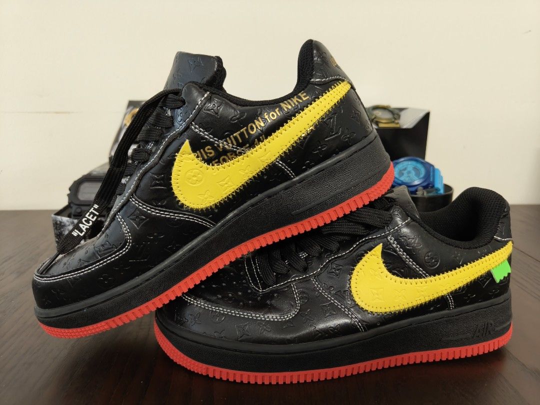 Nike Air Force Collab LV, Luxury, Sneakers & Footwear on Carousell