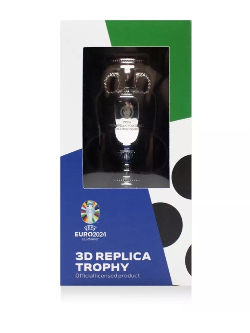 Official UEFA Euro 2024 3D Trophy, Hobbies & Toys, Memorabilia ...