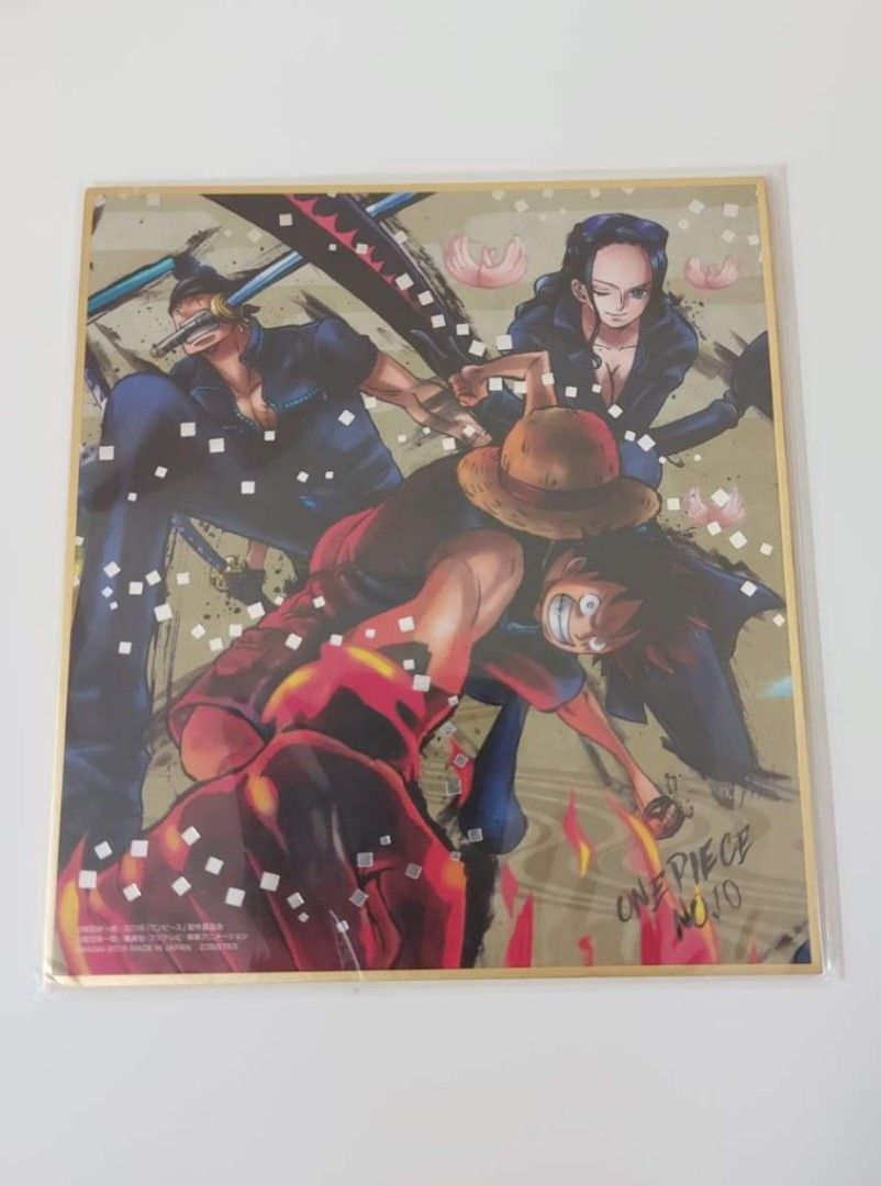 One Piece Monkey D Luffy, Roronoa Zoro, Nico Robin Autograph Board ...