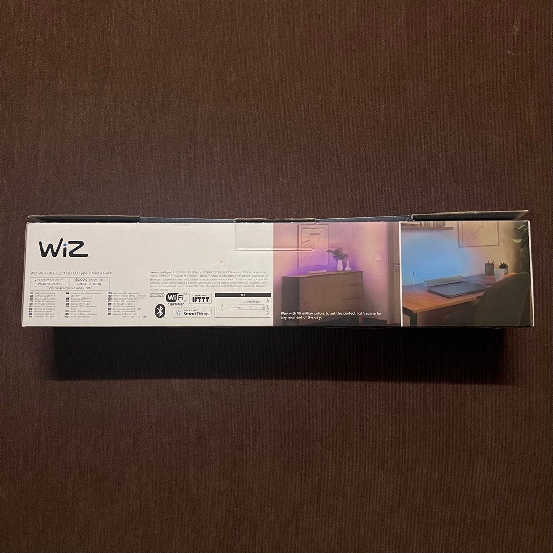 Philips WiZ LED Bar Linear Smart Light, Furniture & Home Living ...