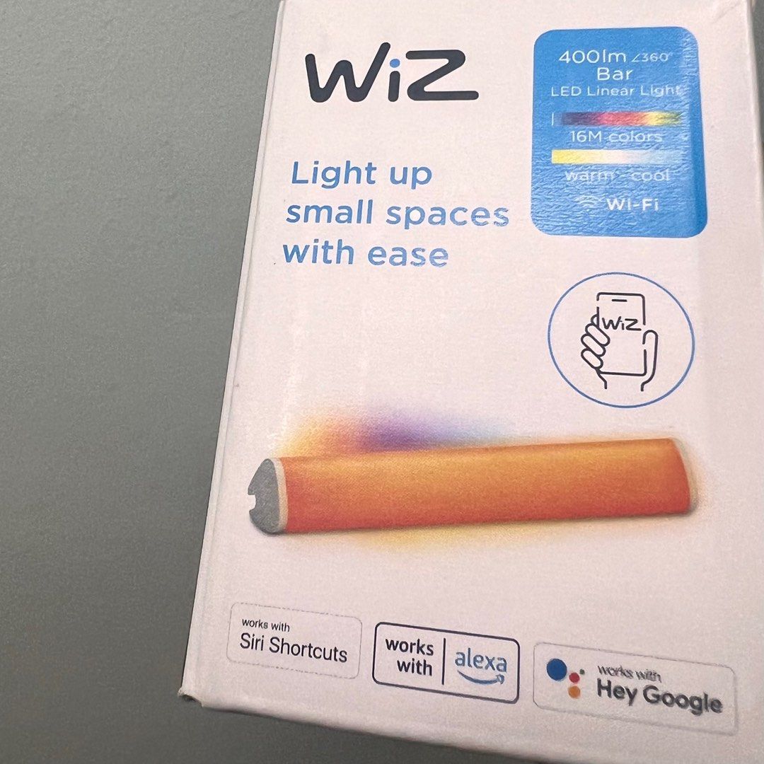 Philips WiZ LED Bar Linear Smart Light, Furniture & Home Living ...