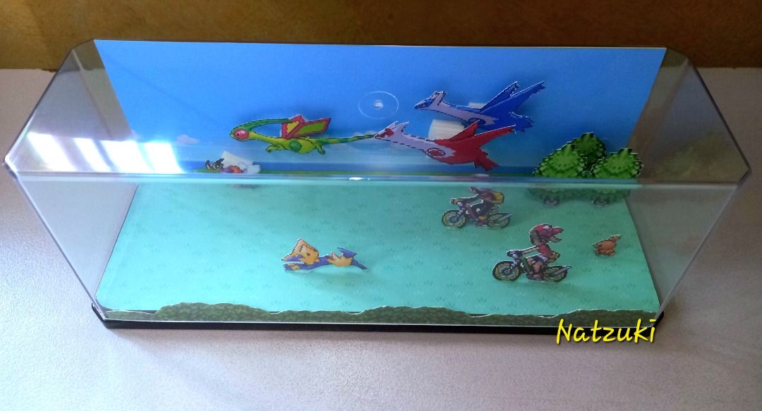 Pokemon Emerald Opening Scene Diorama Collectibles, Video Gaming, Video ...