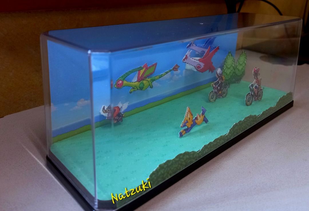 Pokemon Emerald Opening Scene Diorama Collectibles, Video Gaming, Video ...