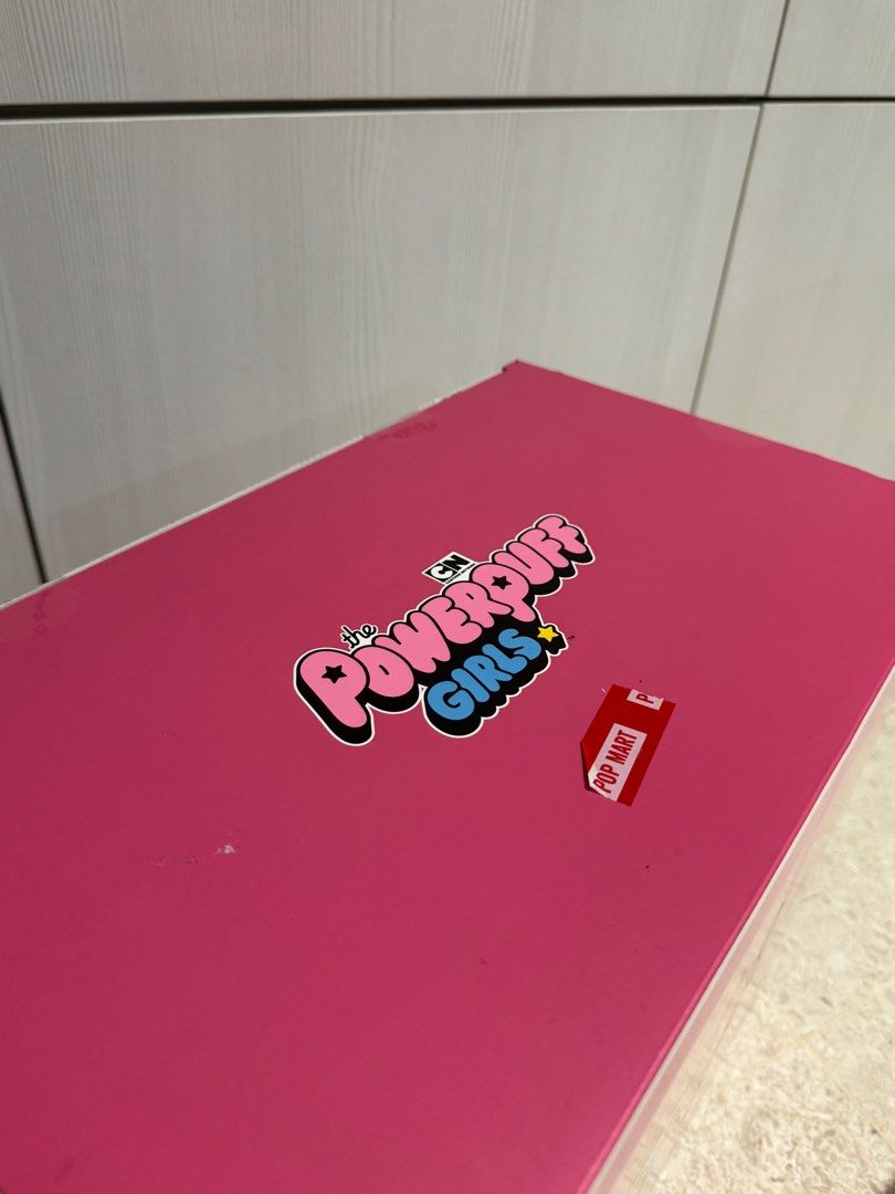 popmart crybaby powerpuff girls tv set luminous display container ...