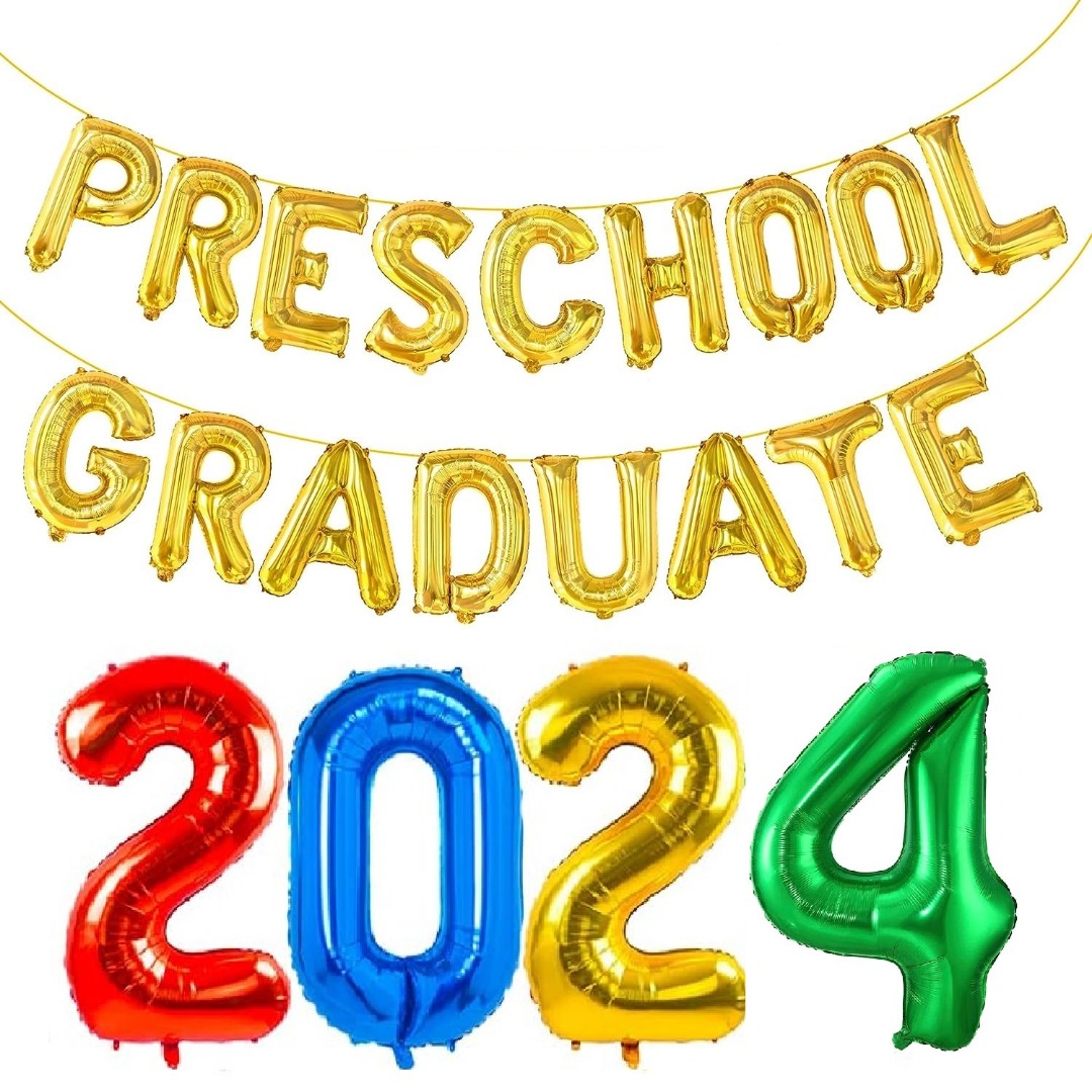 Preschool Graduate 2024 Decoration set, Graduation Decoration, 2024 ...