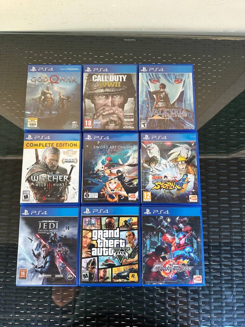 PS4 game God of War / Call of Duty WWII / Valkyria Evolution / The ...