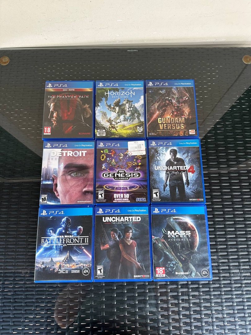 PS4 game Metal Gear V / Horizon Zero Dawn / Gundam Versus / Detroit ...