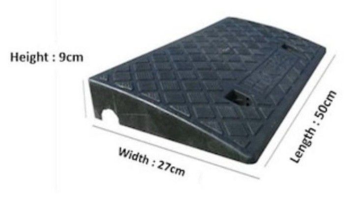 PVC portable lightweight ramp kerb, Health & Nutrition, Assistive ...