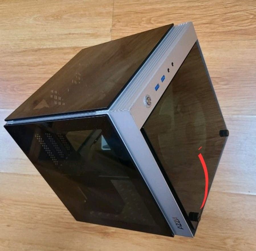 Rare Cube Casing for Mini Itx Azza Cube Mini 805, Computers & Tech ...