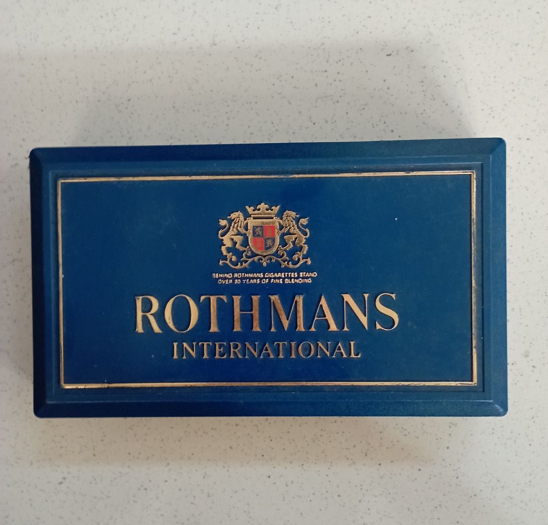 ROTHMANS INTERNATIONAL Cigarette Box 70s RARE, Hobbies & Toys ...
