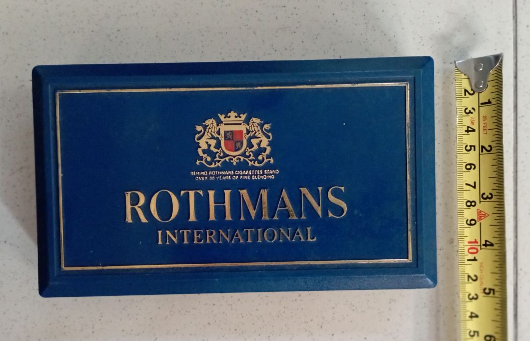 ROTHMANS INTERNATIONAL Cigarette Box 70s RARE, Hobbies & Toys ...