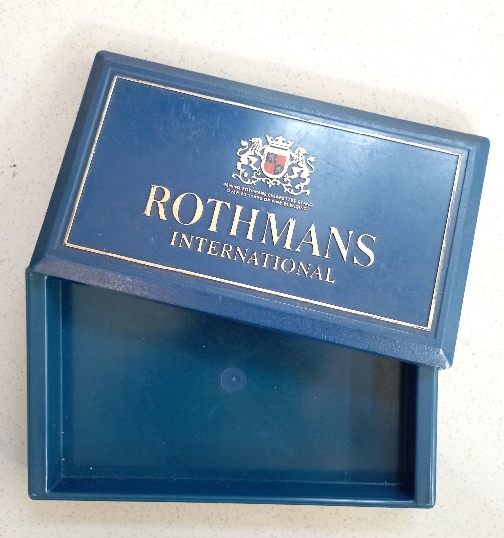 ROTHMANS INTERNATIONAL Cigarette Box 70s RARE, Hobbies & Toys ...