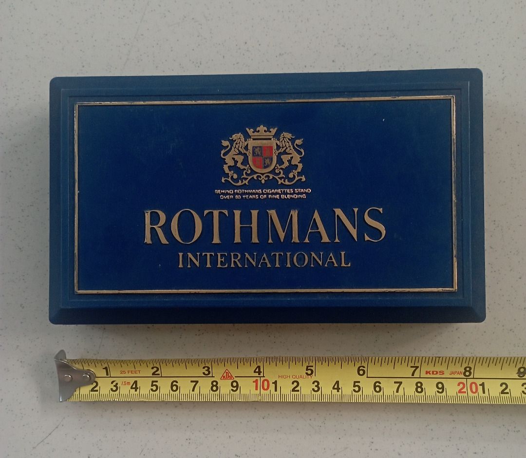 ROTHMANS INTERNATIONAL Cigarette Box 70s RARE, Hobbies & Toys ...
