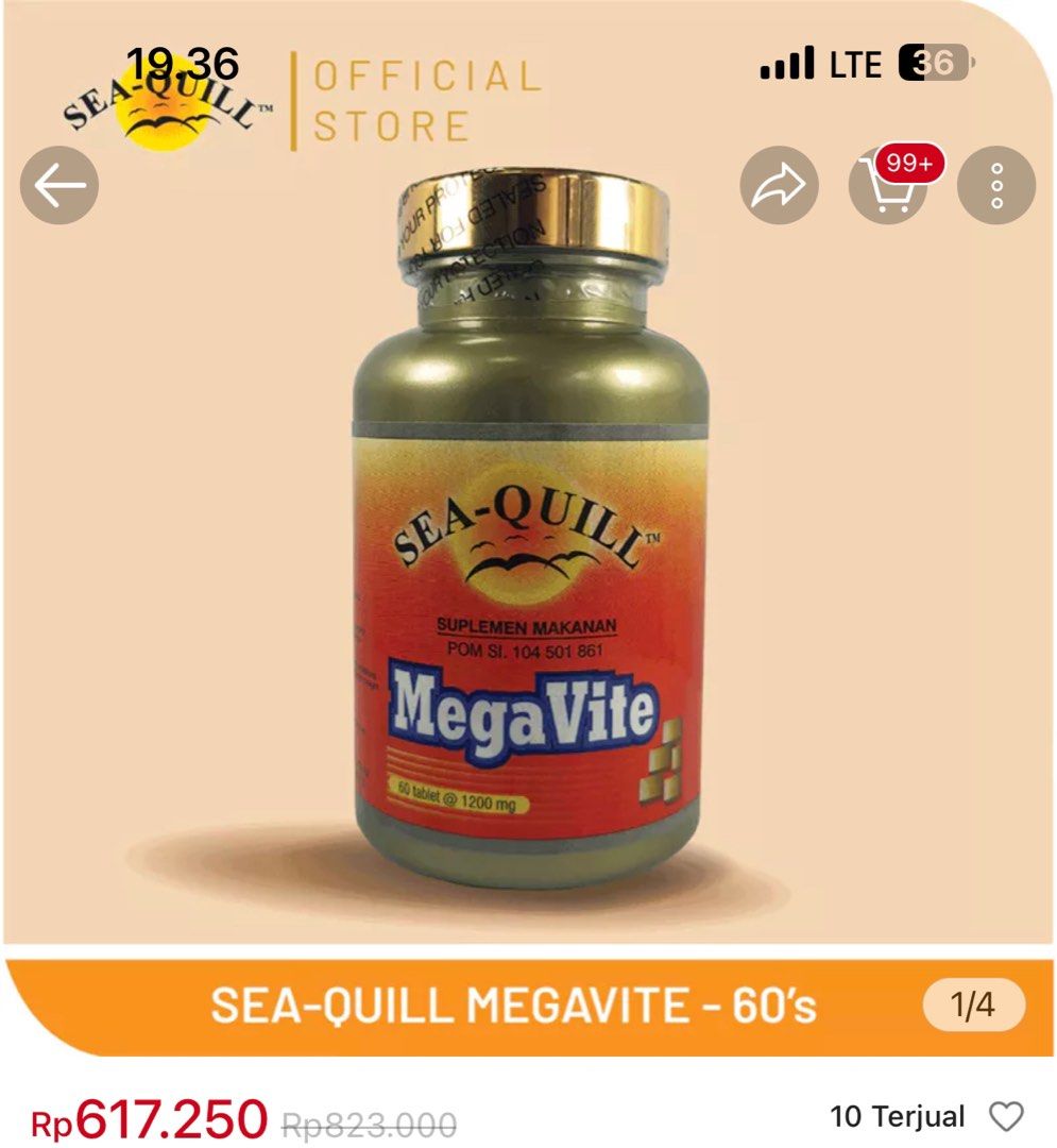 Sea Quill multivitamin high-end di kelasnya, Kesehatan & Kecantikan ...