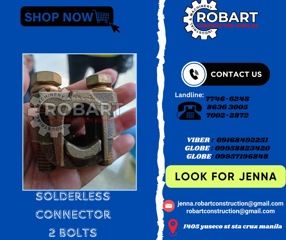 Solderless connector 2 bolts 500mcm, Commercial & Industrial ...