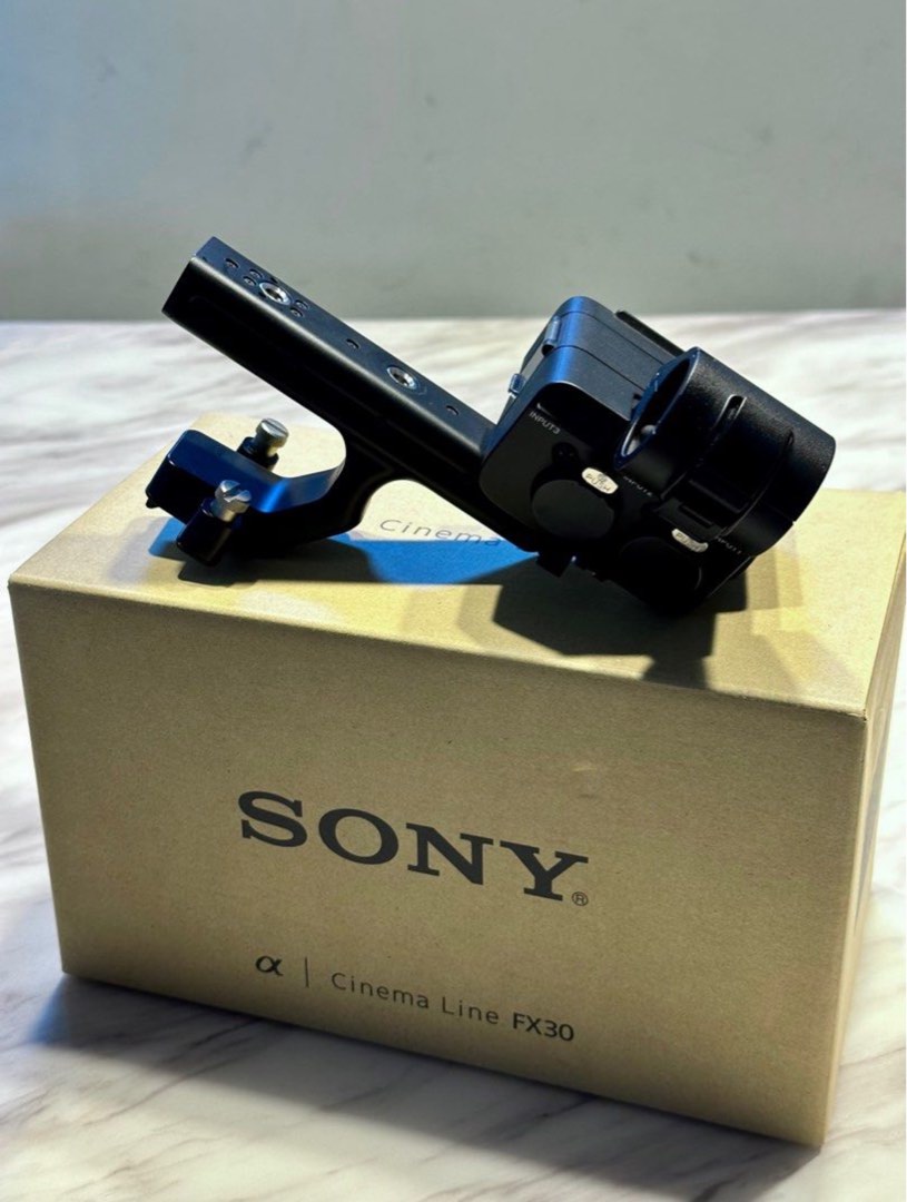 Sony XLR handle for fx30 and fx3, Photography, Video Cameras on Carousell